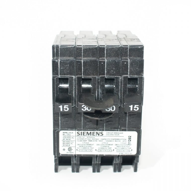 Siemens 15-40A Quad Circuit Breaker (Q21540CTNC) – Simply Retrofits