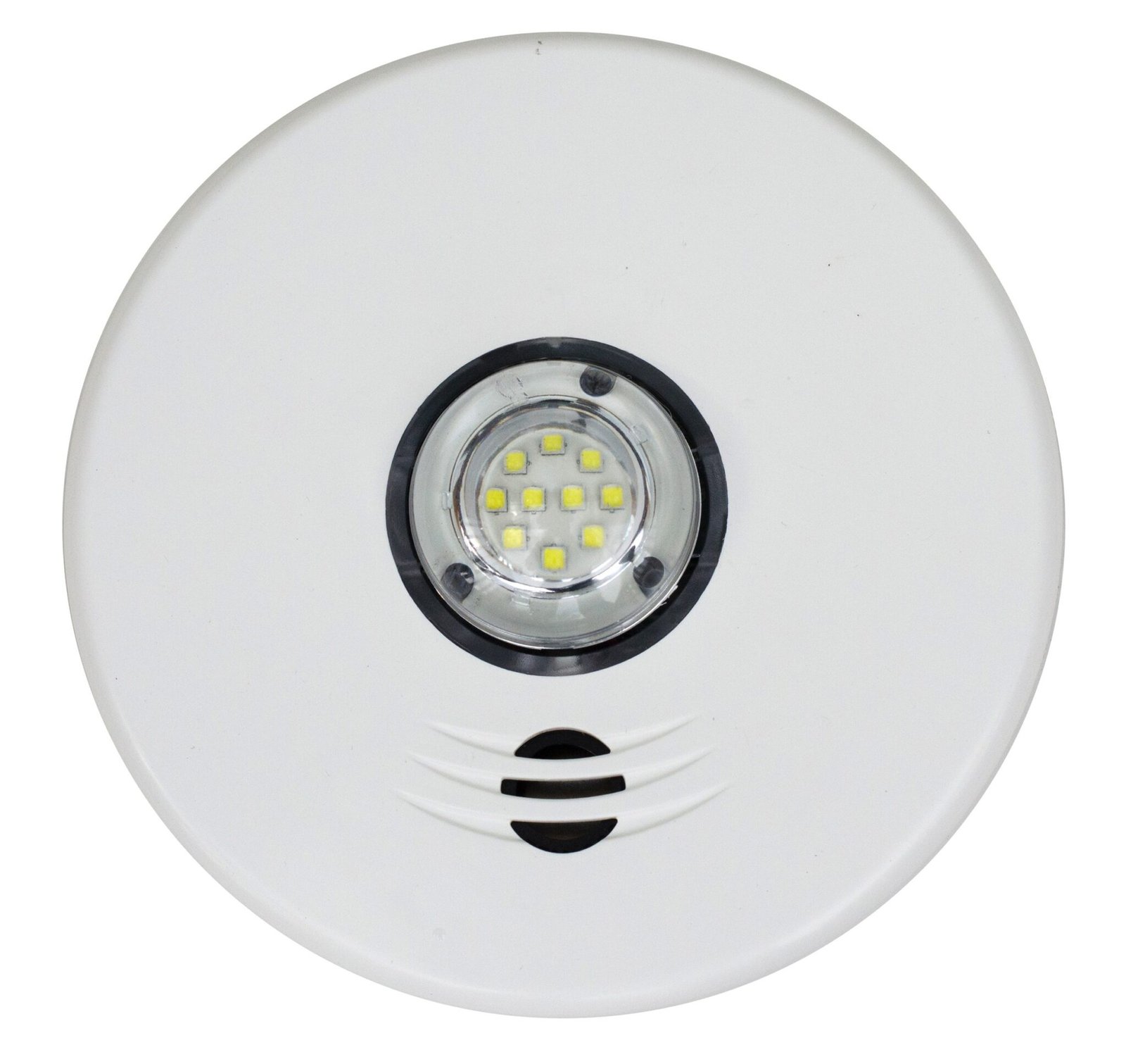 Kidde 2-in-1 Photoelectric Smoke Alarm and LED Strobe Light with Voice ...