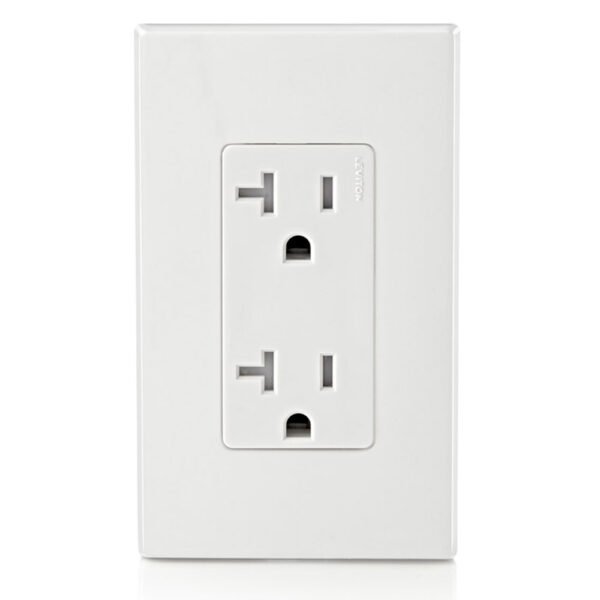 Leviton Decora Duplex Receptacle 20A – Simply Retrofits