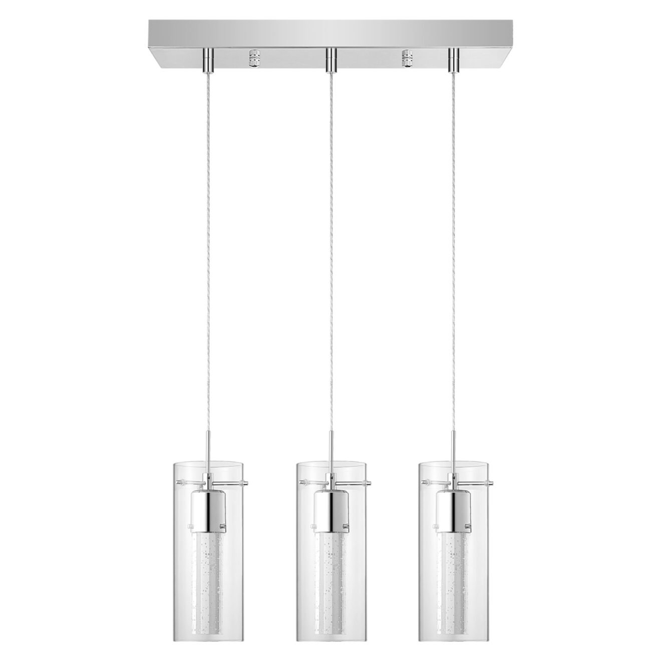 Infused Glass LED 18inch (3 Light) Pendant Light 3CCT – Simply Retrofits